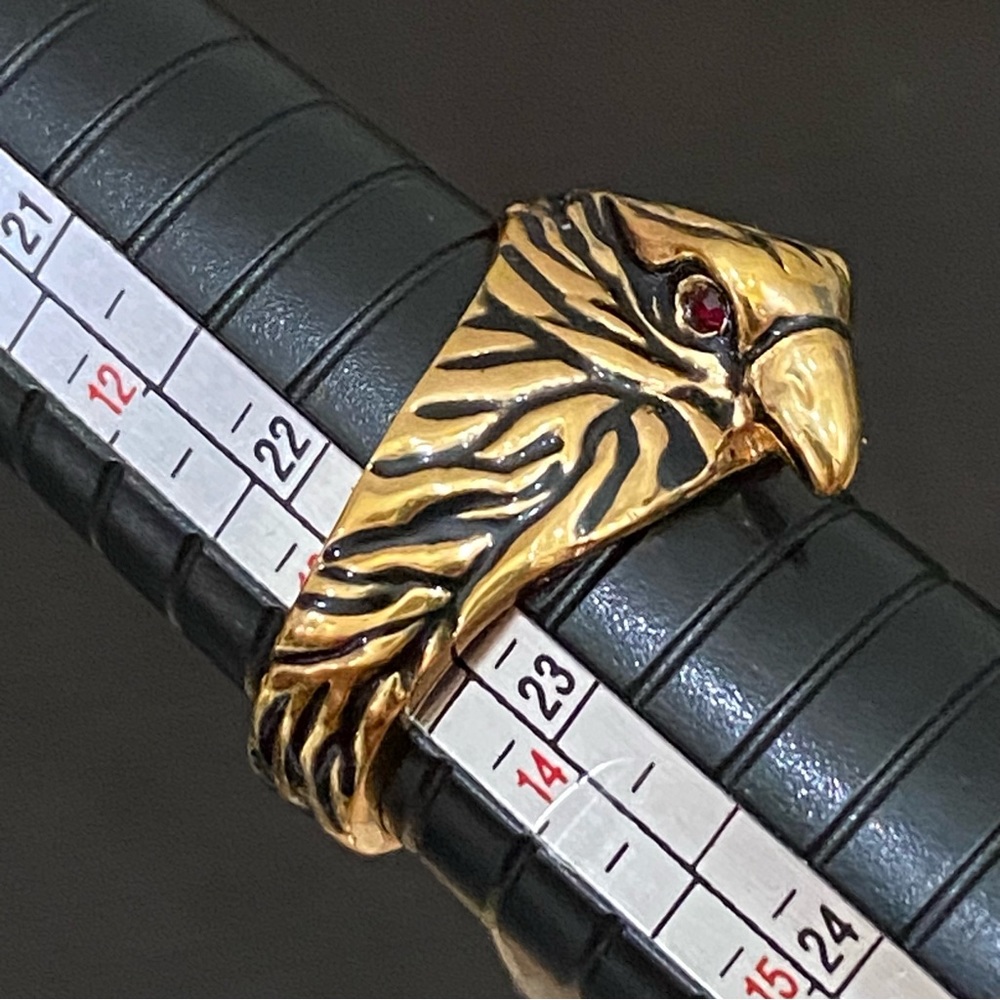 Vintage Rs Covenant Gold-Plated Eagle Men’s Fashion R… - Gem